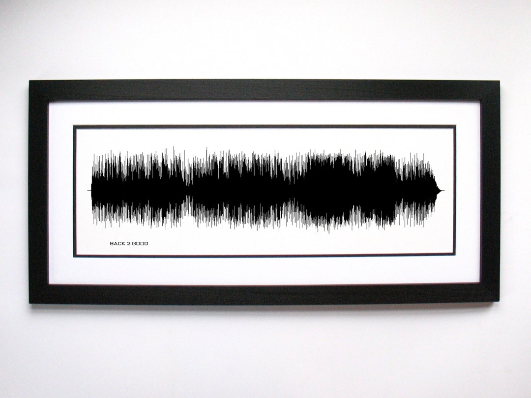 Back 2 Good - Song Lyrics Wall Art, Song Lyric Gift Idea, Back 2 Good ...