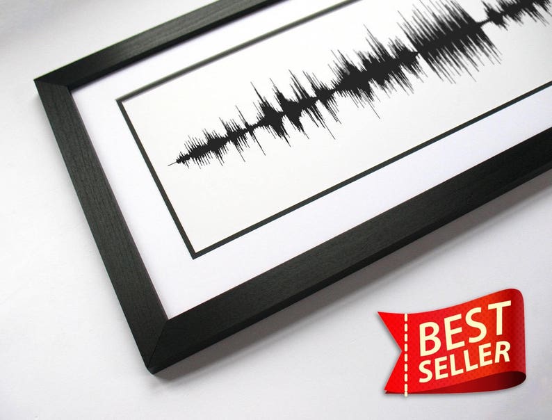 Custom Song Art Soundwave Art Print Canvas or Framed Print - Etsy