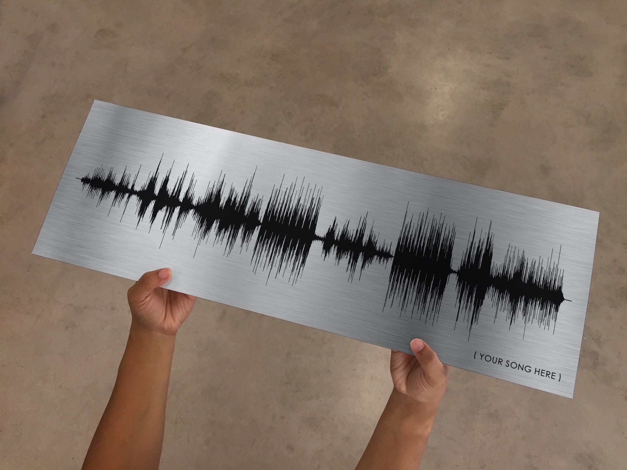 Song Sound Wave - Fathers Day Gift, Dad’s Favorite in Soundwaves ...