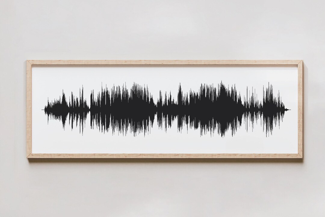 Custom Sound Wave Art Print – 40th Birthday Gift, Personalized Song - Etsy