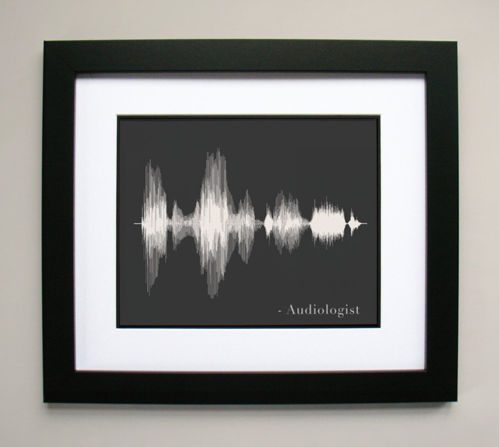 Audiologist Art Print Gift Sound Wave & Voice Art Poster for - Etsy