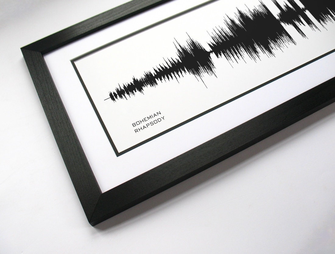 Custom Sound Wave Art Soundwave Gift and Voice Art Print - Etsy