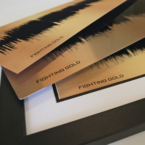 Song Sound Wave - Bronze Anniversary Gift for Men, 8th Anniversary Gift ...