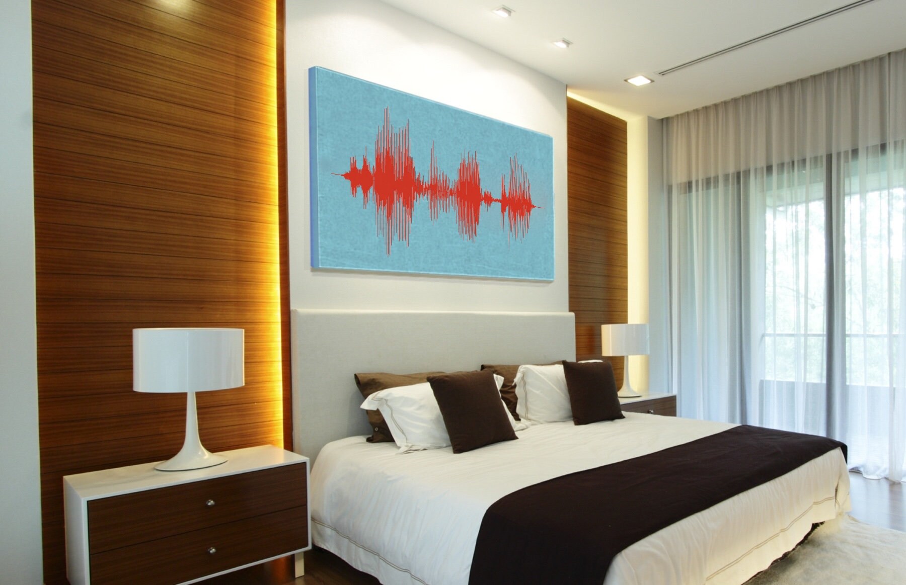 Custom Sound Wave Art Soundwave Gift and Voice Art Print - Etsy