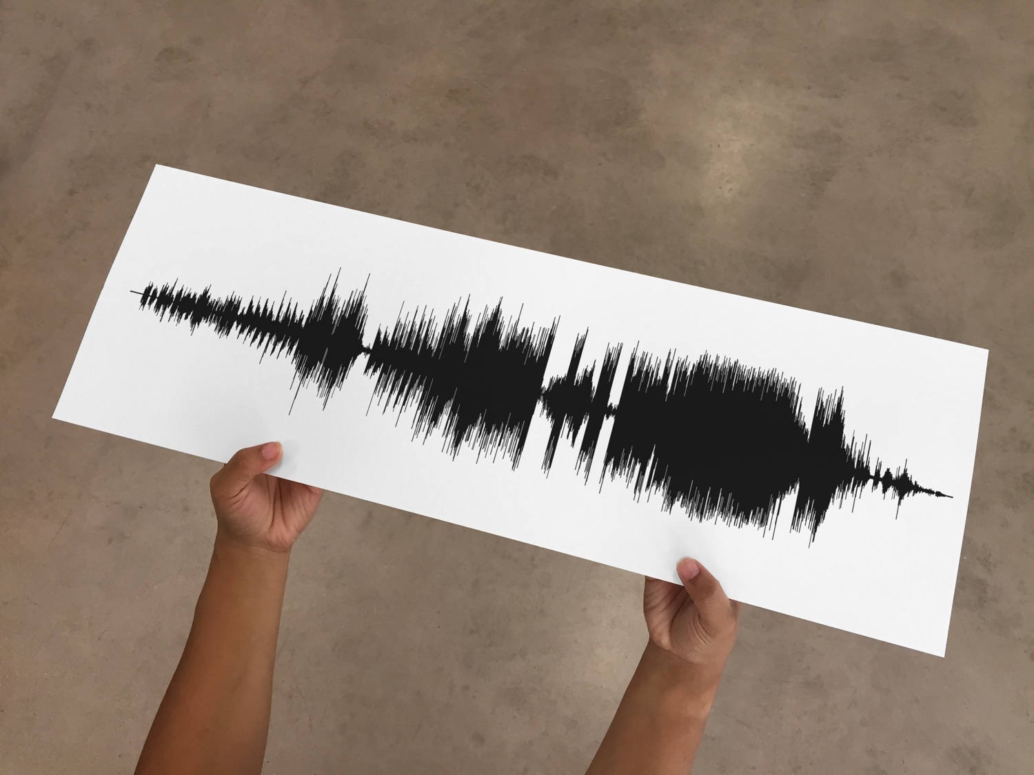Sound Wave Art - Custom Song Print or Voice Print - Sound Wave Wall Art ...