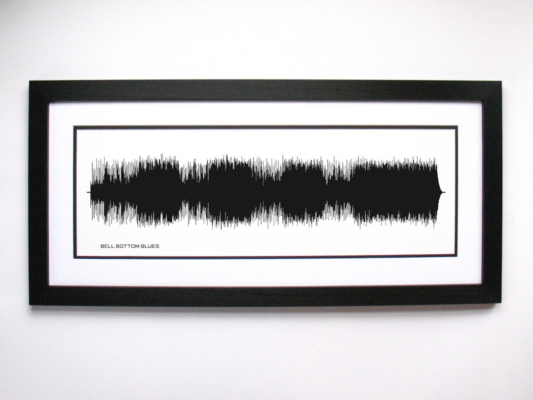Bell Bottom Blues - Song Lyrics Wall Art, Song Lyric Gift Idea, Bell ...