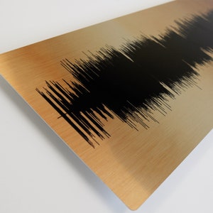 Song Sound Wave - Bronze Anniversary Gift for Men, 8th Anniversary Gift ...