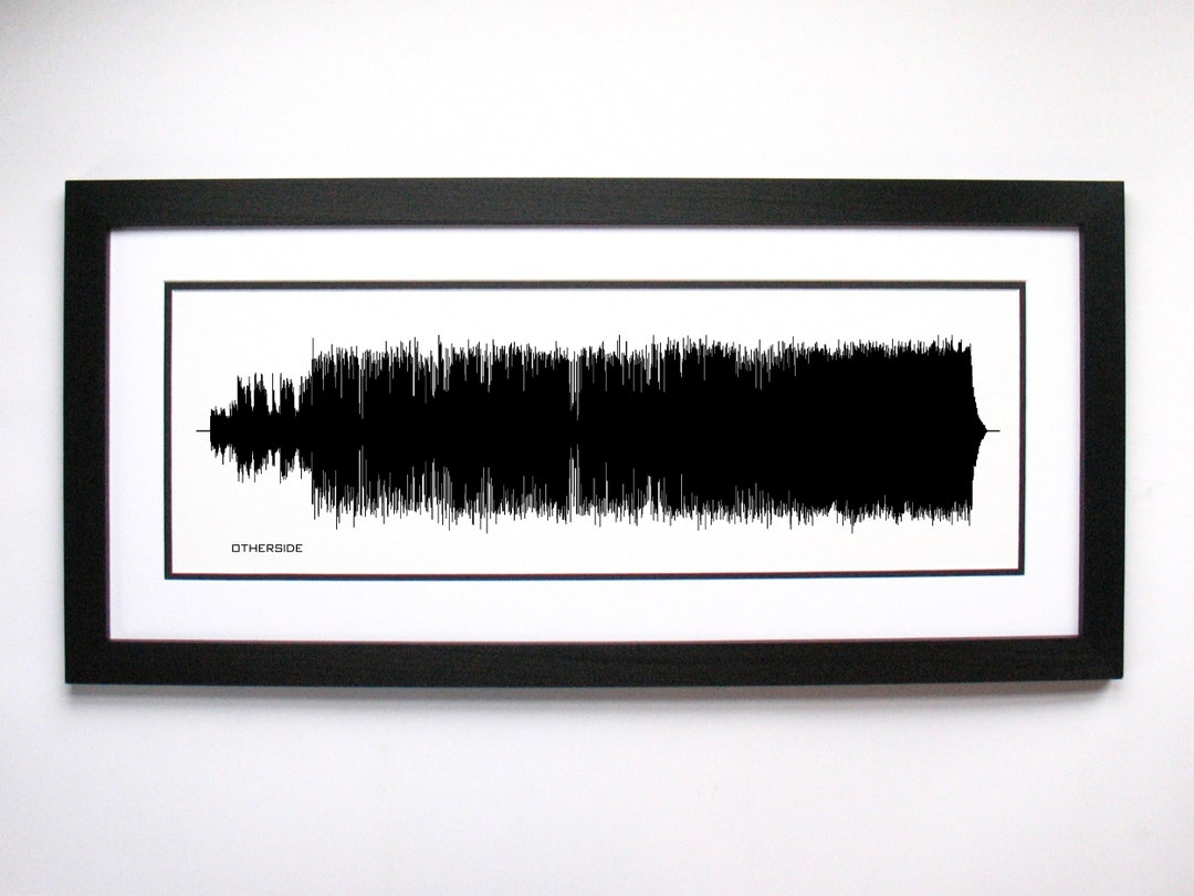 Otherside - Song Lyrics Wall Art, Song Lyric Gift Idea, Otherside Sound ...