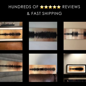 Song Sound Wave - Bronze Anniversary Gift for Men, 8th Anniversary Gift ...