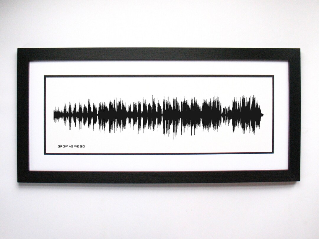 Grow as We Go - Song Lyrics Wall Art, Song Lyric Gift Idea, Grow as We ...