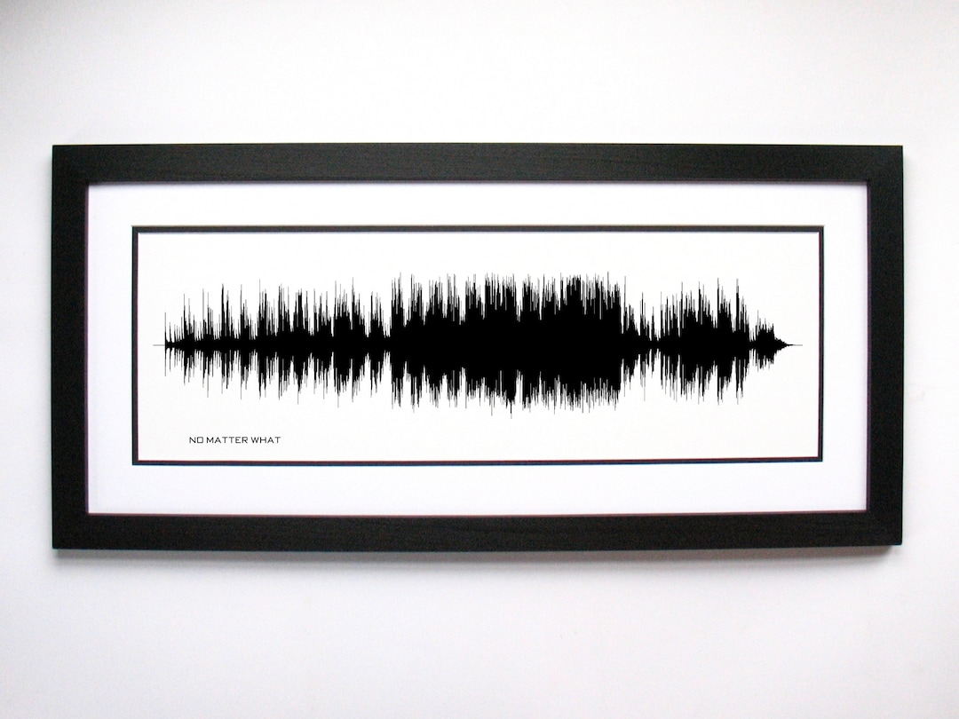 No Matter What - Song Lyrics Wall Art, Song Lyric Gift Idea, No Matter ...