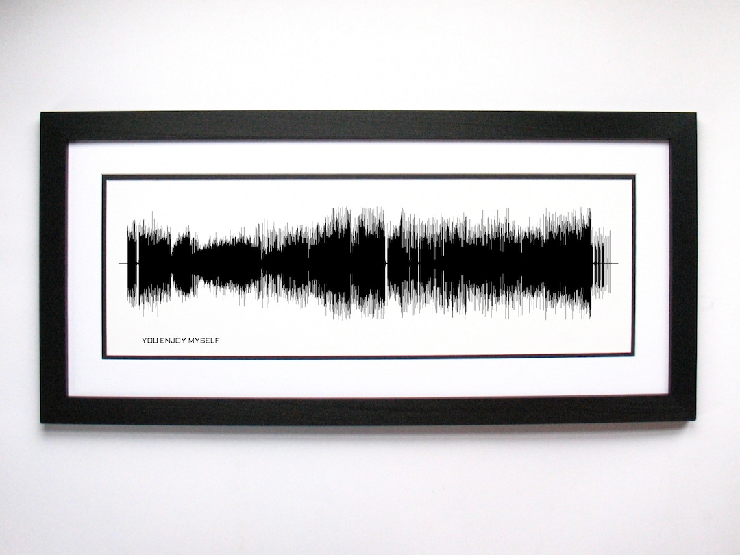 You Enjoy Myself - Song Lyrics Wall Art, Song Lyric Gift Idea, You ...
