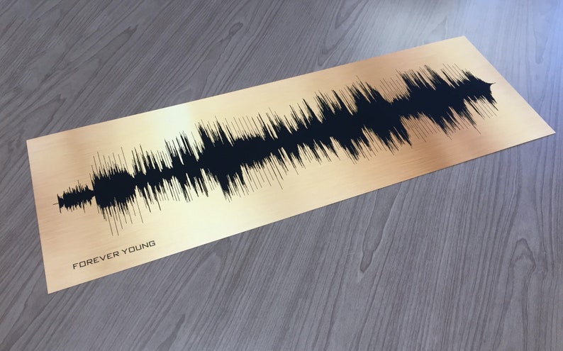 Gift for Wife on Wedding Day Custom Song Sound Wave Gift - Etsy