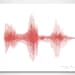 I Love You Art Print Gift Sound Wave & Voice Art Poster - Etsy