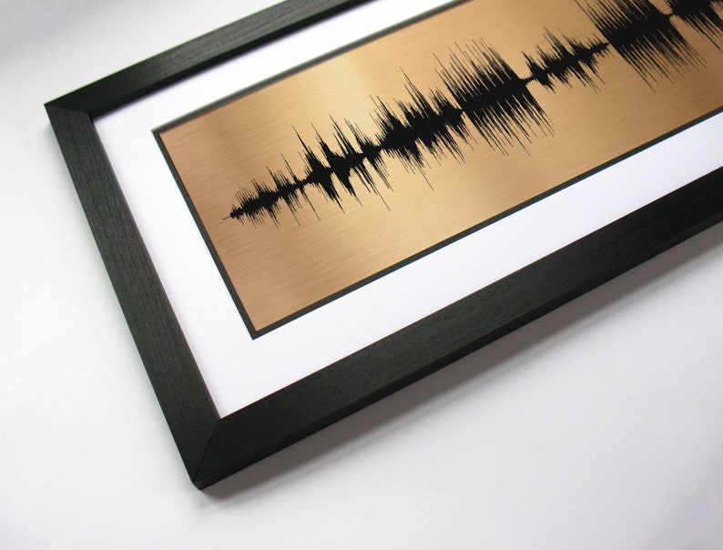 Gift for Wife on Wedding Day Custom Song Sound Wave Gift - Etsy