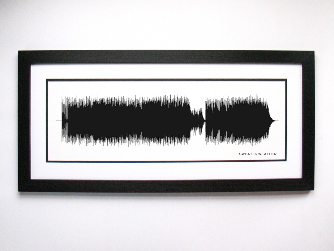 Sweater Weather - Song Lyrics Wall Art, Song Lyric Gift Idea, Sweater ...