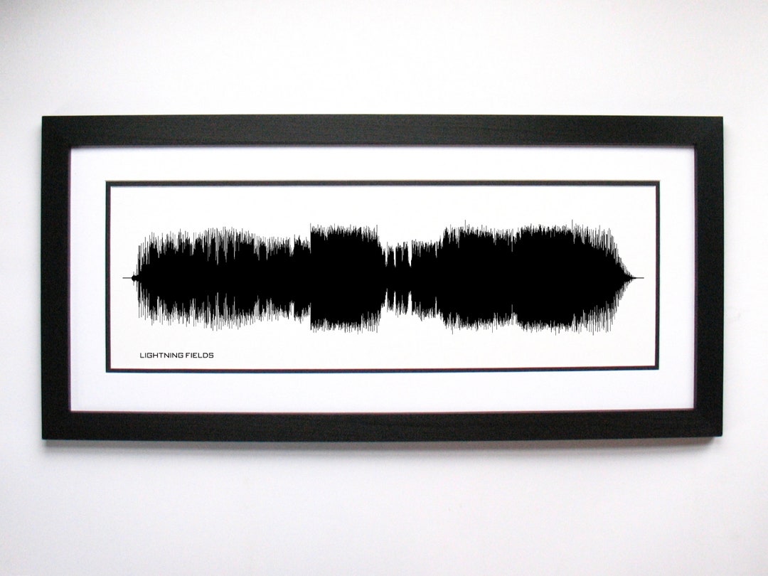 Lightning Fields - Song Lyrics Wall Art, Song Lyric Gift Idea ...
