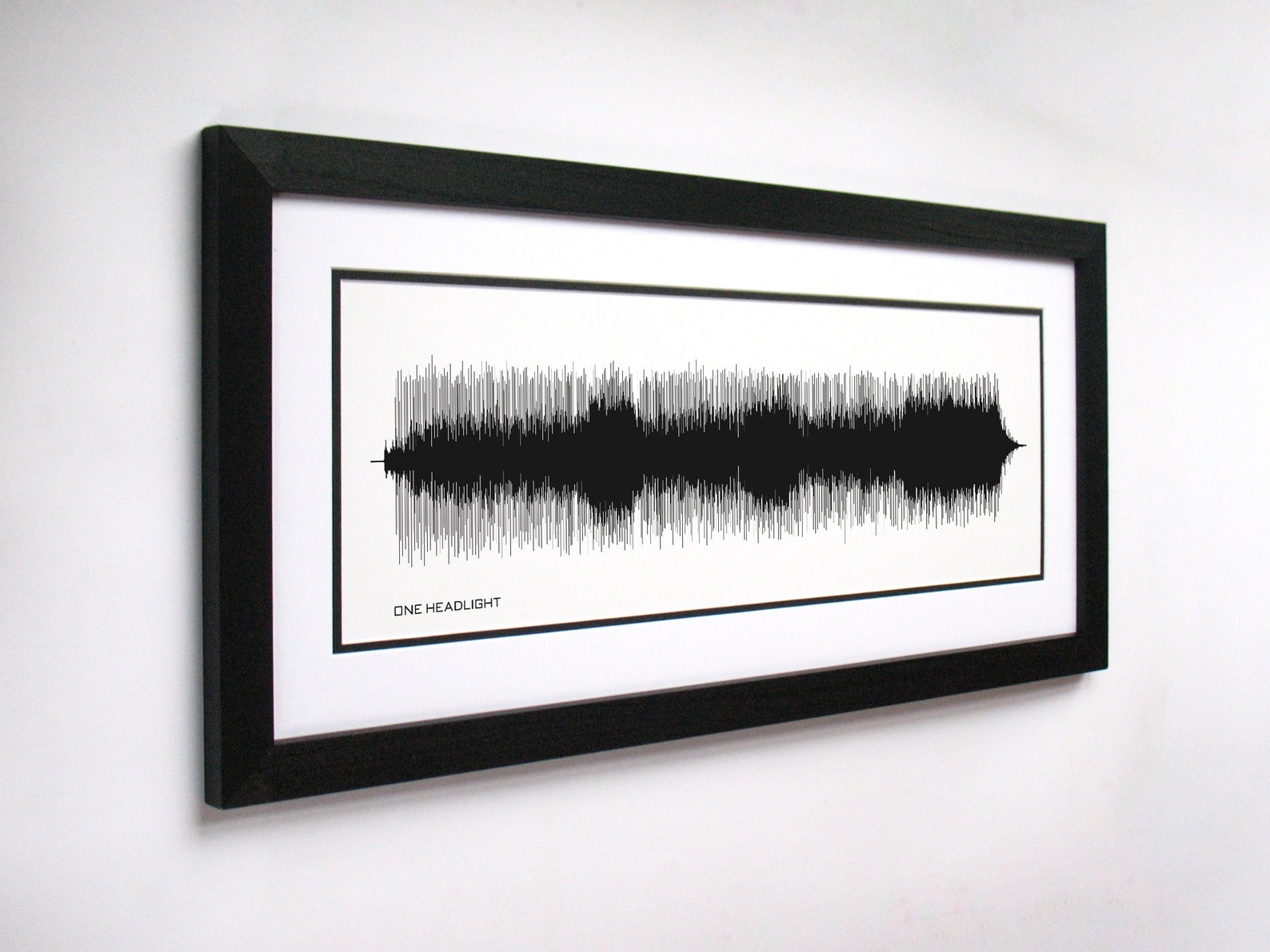 One Headlight - Song Lyrics Wall Art, Song Lyric Gift Idea, One ...