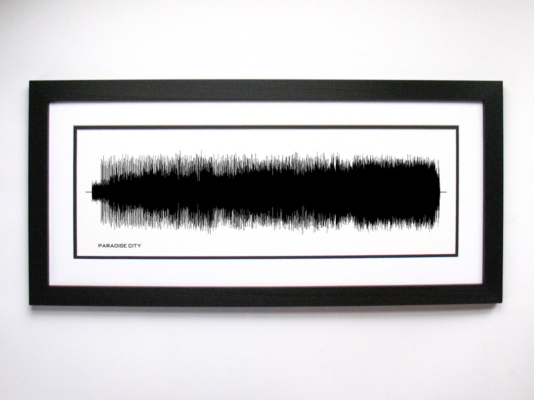 Paradise City - Song Lyrics Wall Art, Song Lyric Gift Idea, Paradise ...