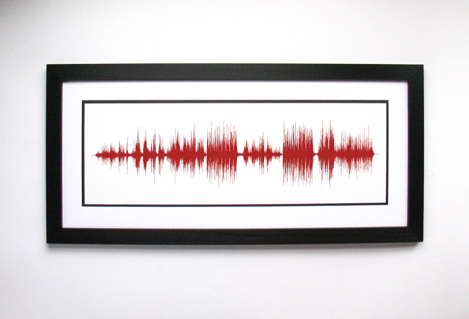 Sound Wave Wall Art Music Wall Art Waveform Poster Print | Etsy
