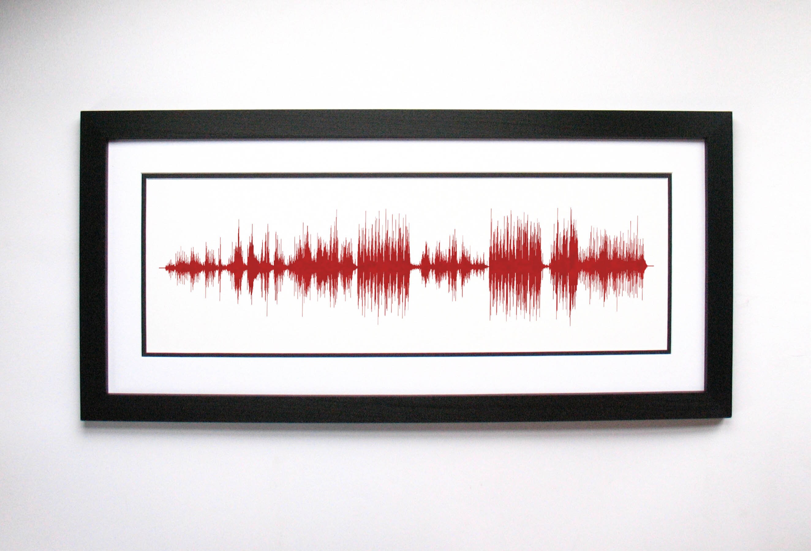 Sound Wave Wall Art Music Wall Art Waveform Poster Print - Etsy