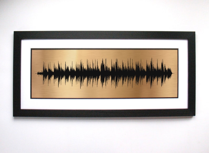 Gift for Wife on Wedding Day Custom Song Sound Wave Gift - Etsy