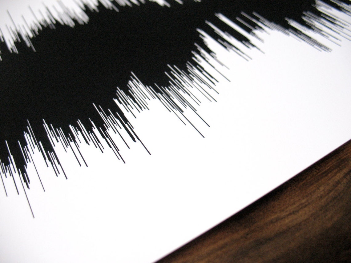 Unique Christmas Gift! - Soundwave Art Print, Canvas, or Framed Print ...