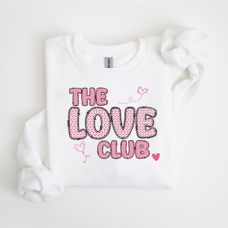 The Love Club Valentines Day Sweatshirt, Valentines Day, Stupid Cupid ...