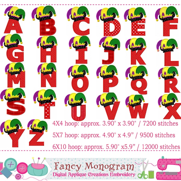 Carnival Letters - Etsy