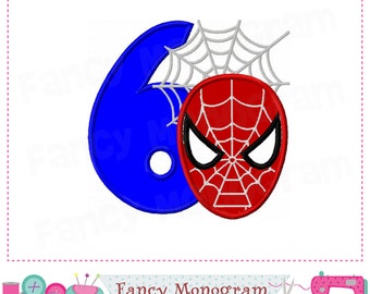 Spider Man 6th Birthday - Etsy