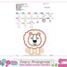 Lion Embroidery Design - Baby Applique Machine Pattern 2210 - Etsy
