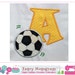 Soccer Alphabet Embroidery Soccer Monograms Design Soccer Letters ...