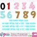 Numbers-embroidery Numbers Applique Birthday Numbers - Etsy