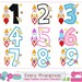 Space Ship Applique Embroidery Numbers Set (digital Download) 2265 - Etsy
