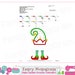 Elf Applique Design Elf Embroidery Design Elf Design - Etsy