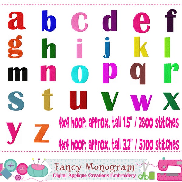 Lowercase Font - Etsy