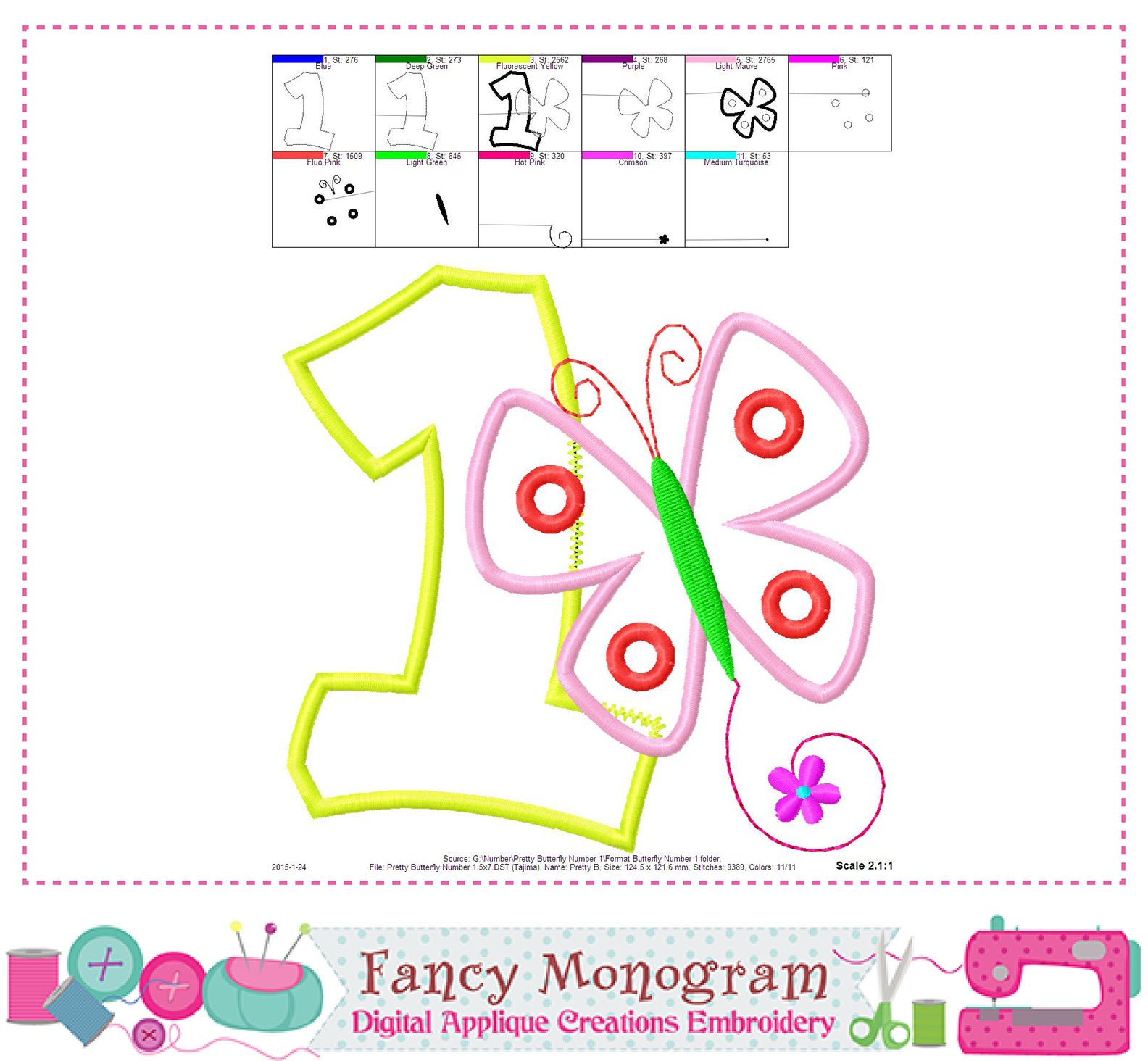 Butterfly Numbers Applique Birthday Numbers Embroidery | Etsy