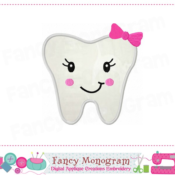 Tooth Embroidery - Etsy
