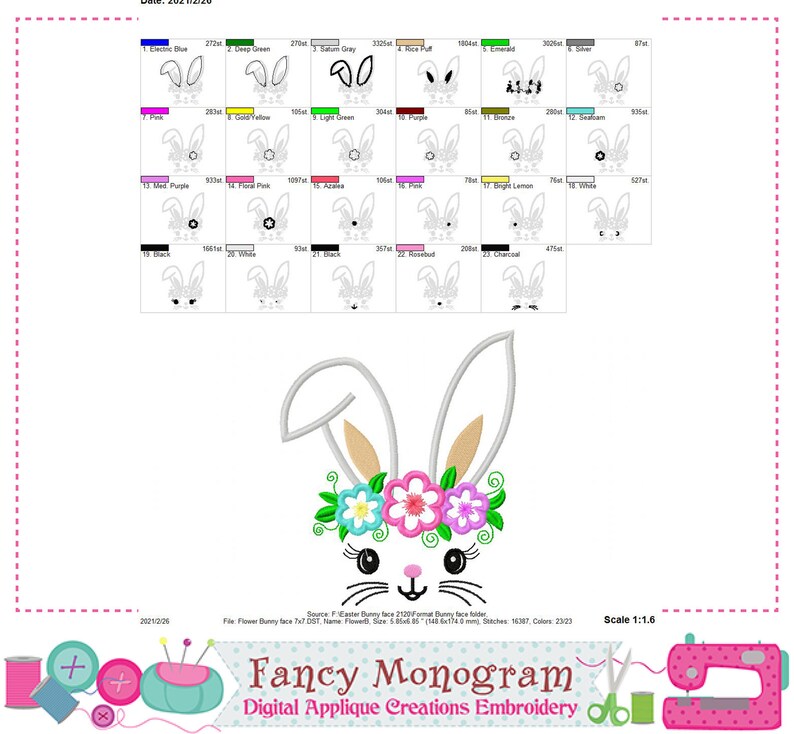 Bunny Applique Bunny Design Easter Design Embroidery - Etsy