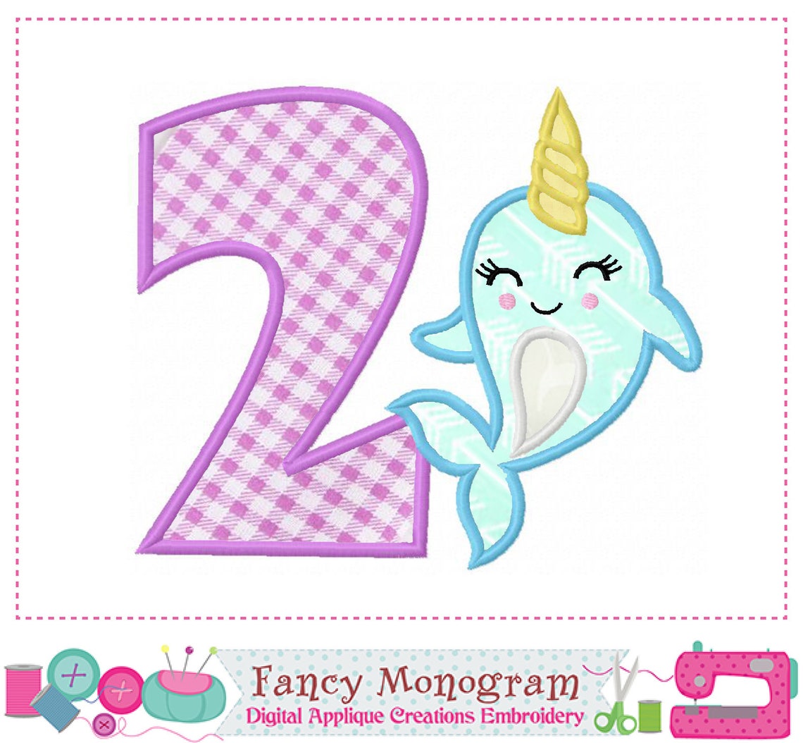 Dolphin Numbers Applique Dolphin Numbers Embroidery Beach - Etsy