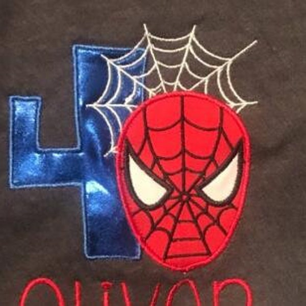 Spiderman Embroidery - Etsy