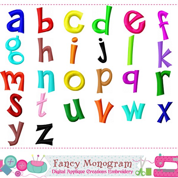 Lowercase Letters - Etsy
