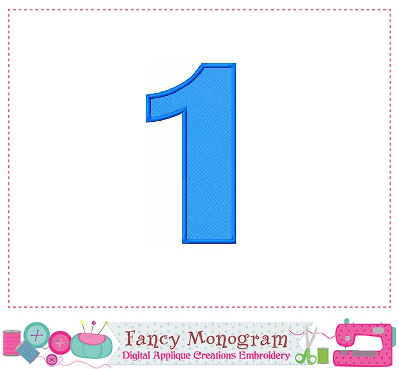 Numbers-embroidery Numbers Applique Birthday Numbers - Etsy