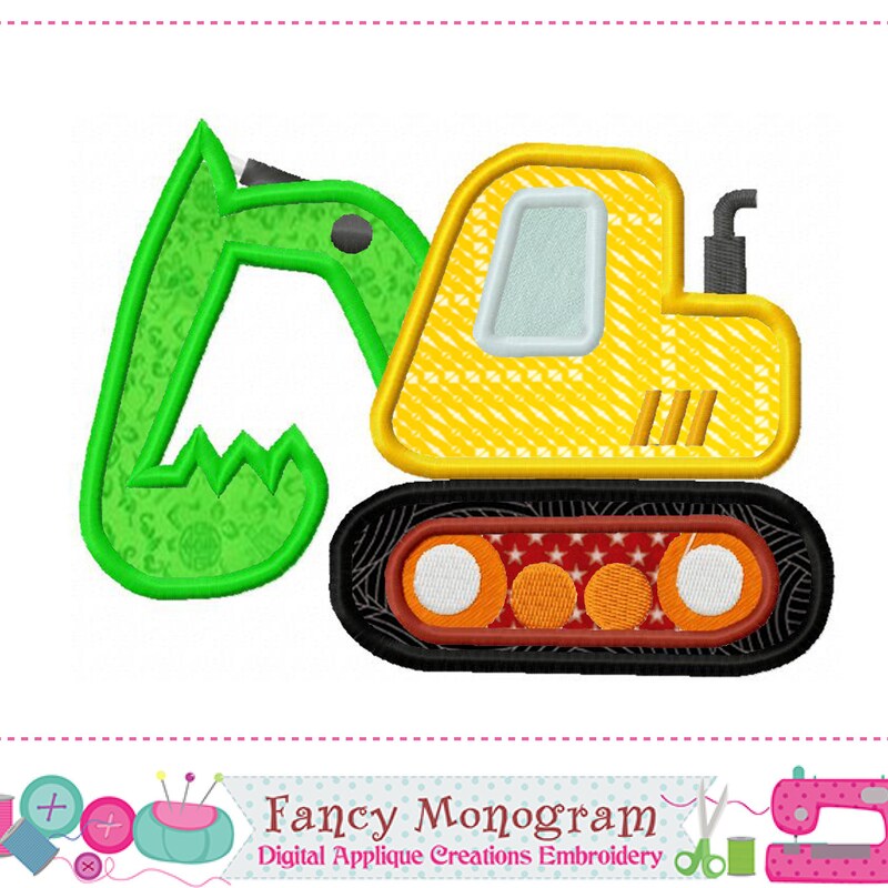 Digger Applique - Etsy