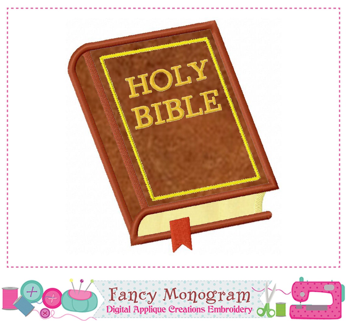 Holly Bible Design Holly Bible Applique Embroidery Easter - Etsy