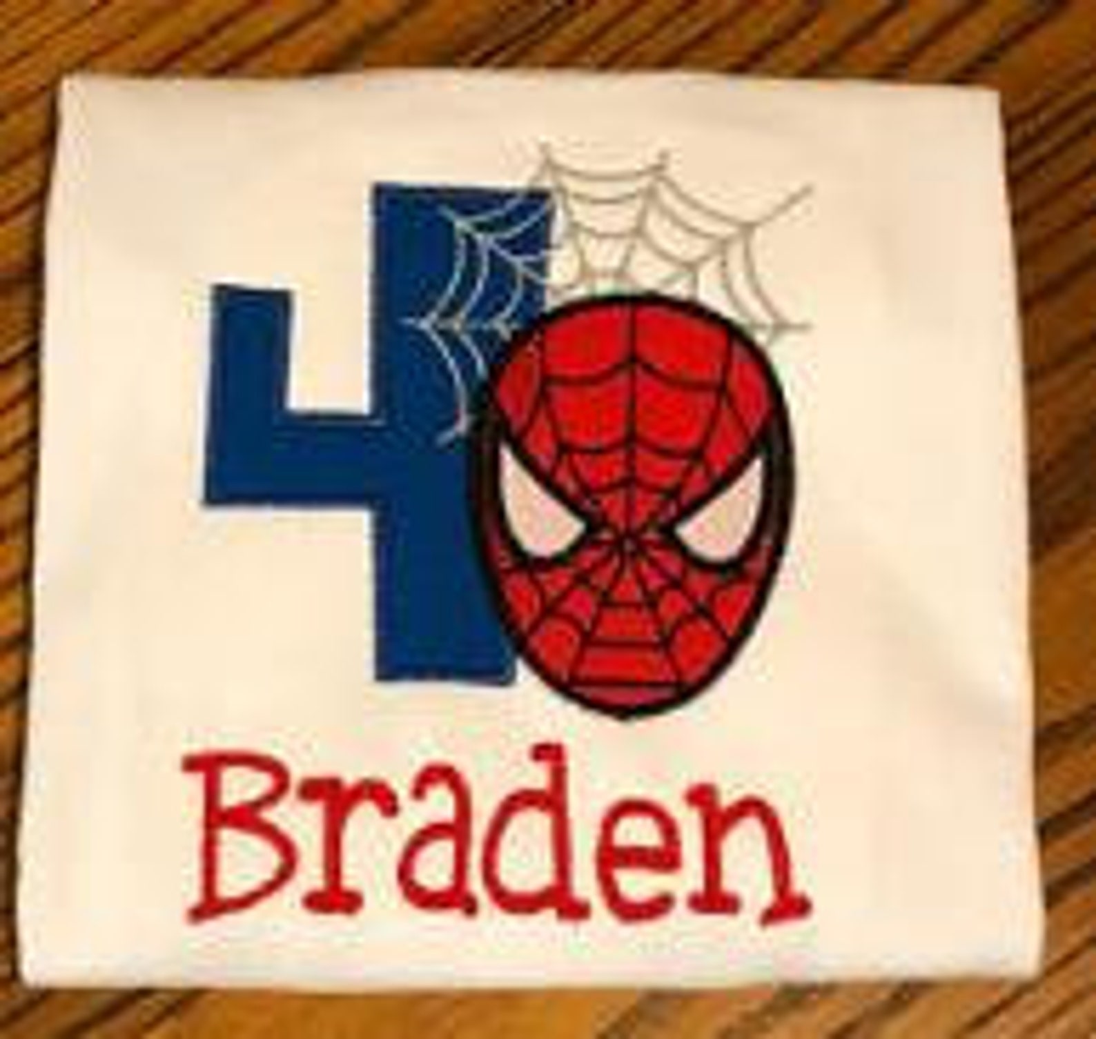 Spider-man Numbers applique Spider-man Birthday numbers | Etsy