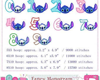 Lilo Stitch Applique | Etsy