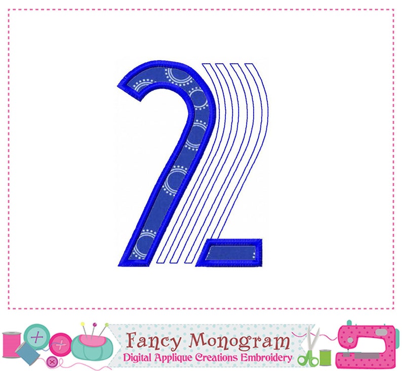 Numbers Applique Numbers Embroidery Numbers Design - Etsy