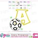 Soccer Alphabet Embroidery Soccer Monograms Design Soccer Letters ...