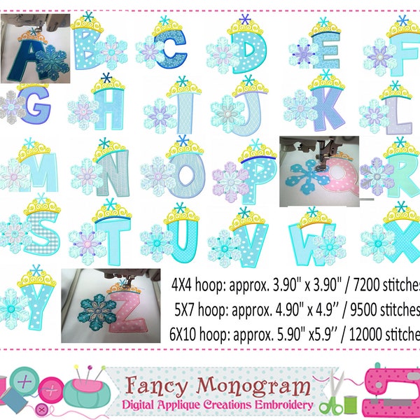 Frozen Embroidery - Etsy